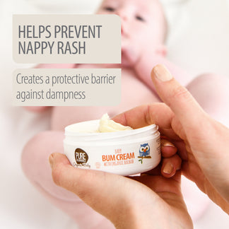 Organic Baby Bum Cream | Nappy Rash Barrier & Cloth Safe – Pure Beginnings