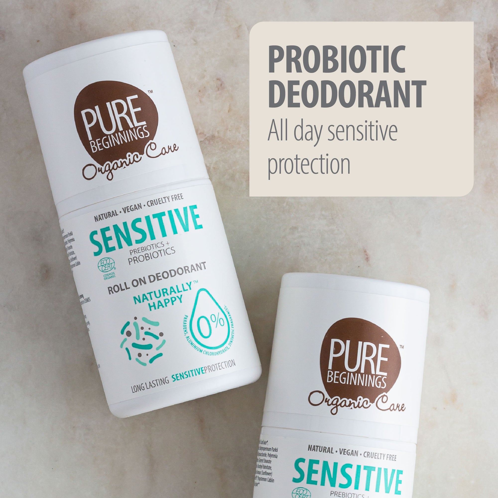 Sensitive Deodorant | Fragrance-Free Roll-On Care – Pure Beginnings