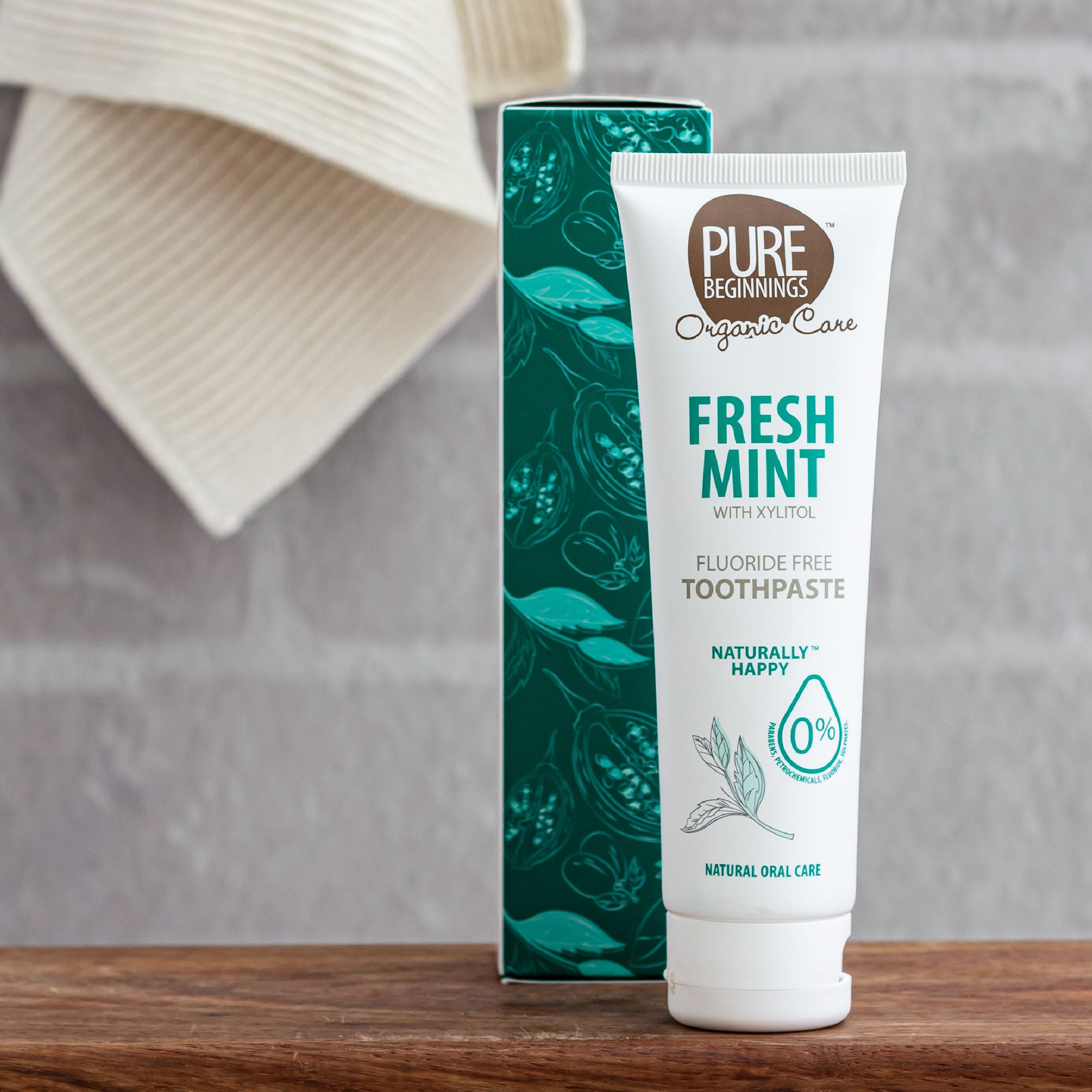 Fluoride-Free Mint Toothpaste with Xylitol | Family Safe – Pure Beginnings