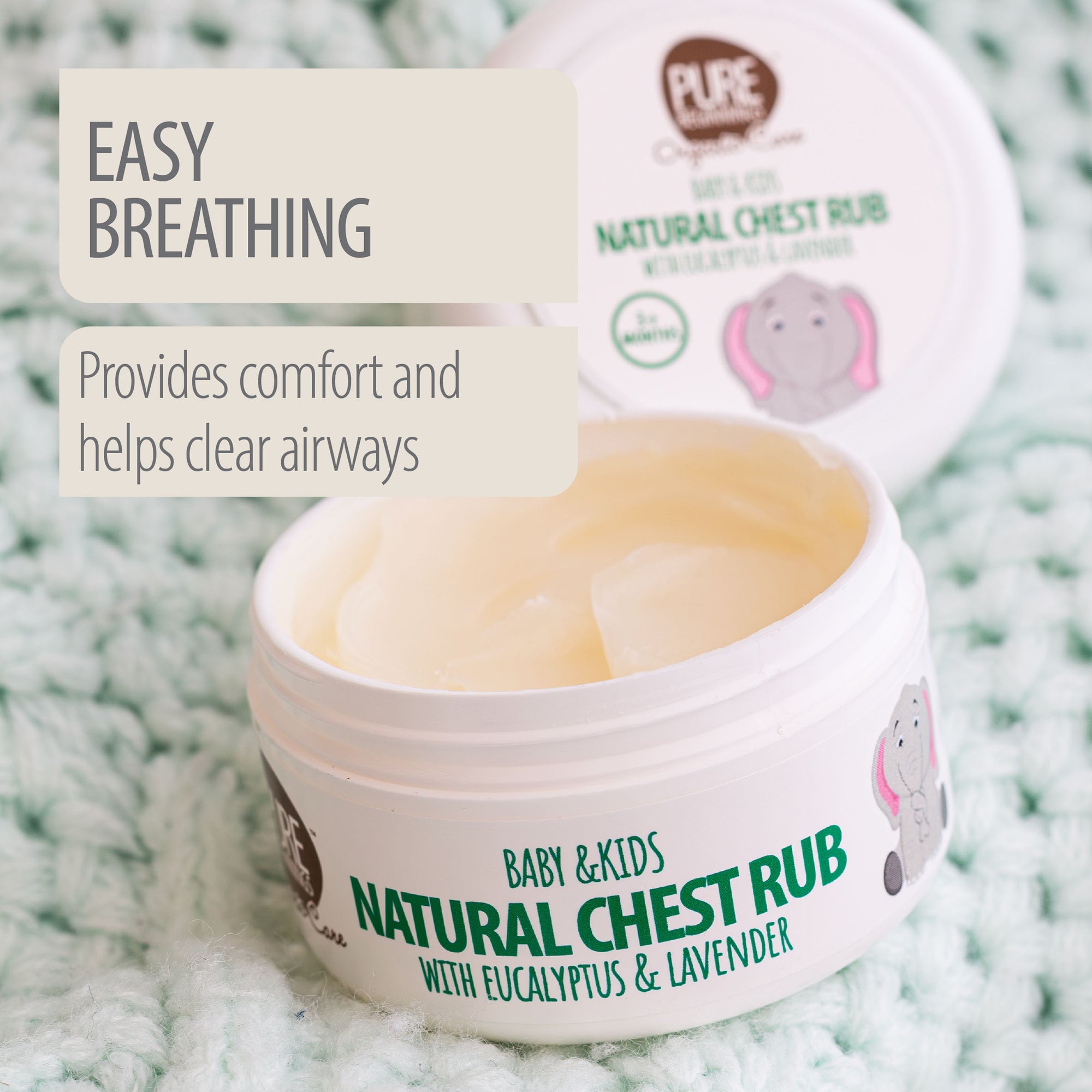 Natural Baby Chest Rub | Menthol-Free Relief from 3 Months – Pure ...