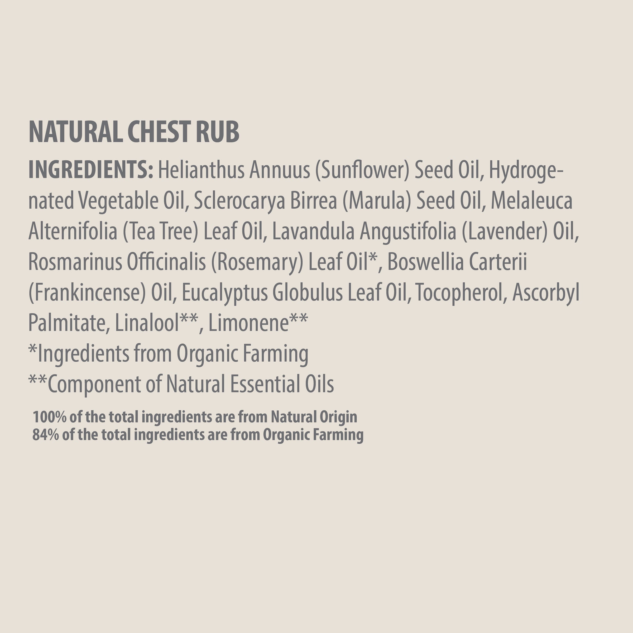 Natural Baby Chest Rub | Menthol-Free Relief from 3 Months – Pure ...